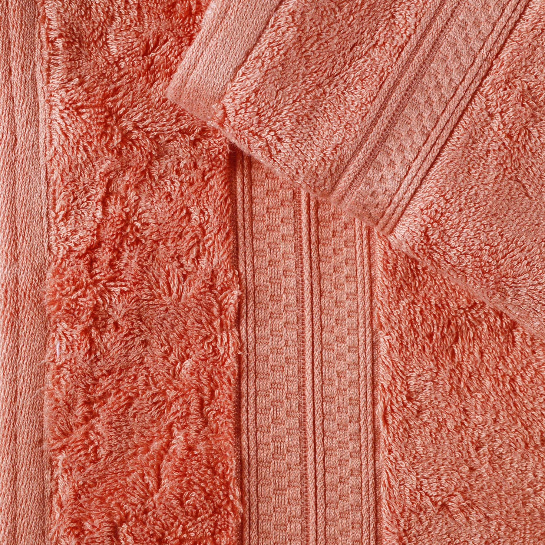Salmon bath towels store